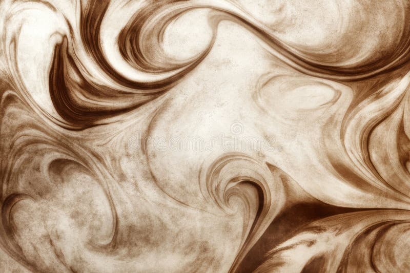 A Creamy Mocha Mousse Background with Soft Swirls of Chocolate and ...
