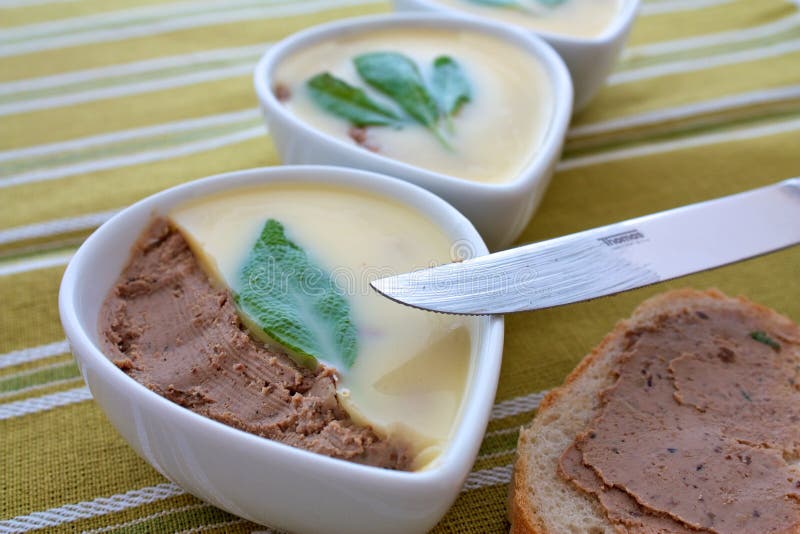 Creamy pate stock photo. Image of knife, bread, sage - 29928850