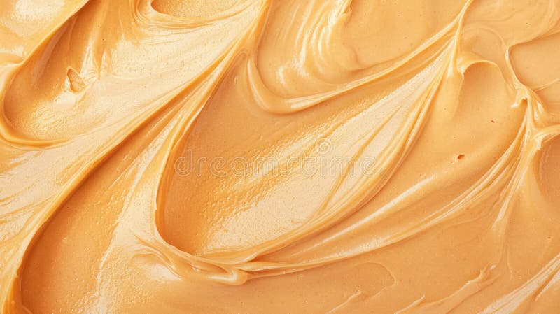 Creamy Peanut Butter Spread Texture for Culinary and Design Use Stock ...