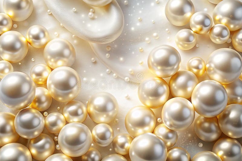 Creamy Pearl Texture Background Stock Illustration - Illustration of ...