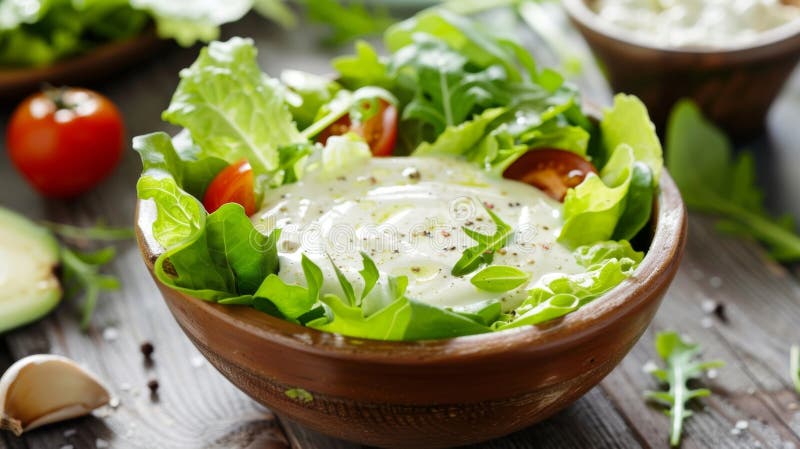 A Creamy Ranch Dressing Made with Avocado Oil Elevating the Taste of a ...