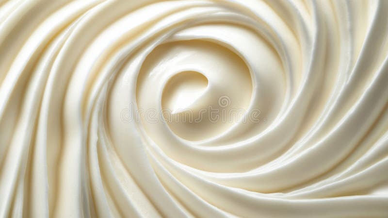 Creamy Swirled Frosting Delicious Dessert Texture Stock Illustration ...