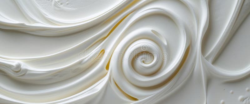 Creamy Texture Background with Swirls and Smooth Surface Art. Stock ...