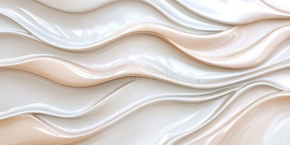 Creamy Wave Texture: Abstract Background Image Stock Illustration ...