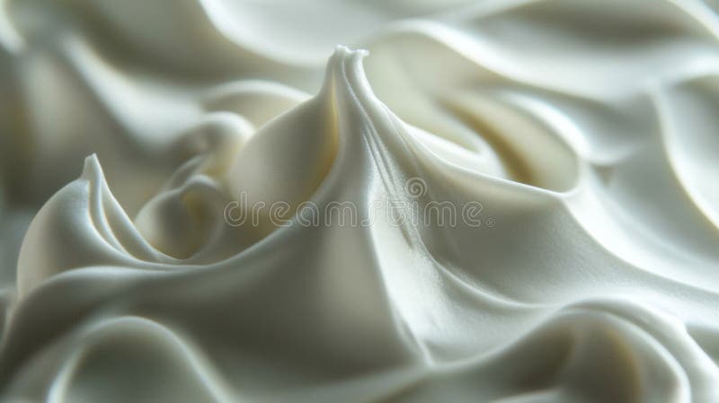 Creamy Whipped Texture Swirls Delightful Dessert Stock Illustration ...