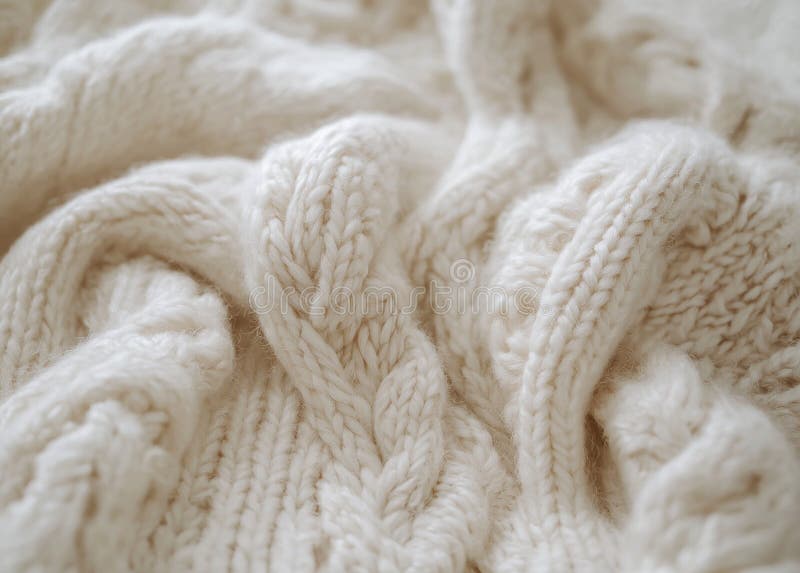 Close Up Creamy White Knit Fabric Stock Photos - Free & Royalty-Free ...