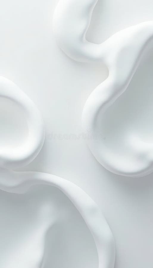 Creamy White Milky Smooth Abstract Texture Background Perfect for ...