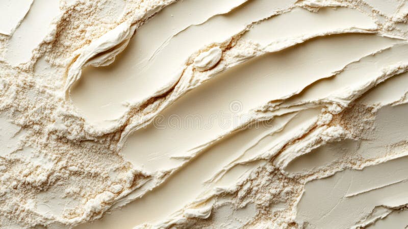 Creamy White Powder Texture Swirls Background Stock Illustration ...