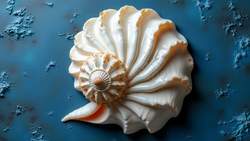 Creamy White Seashell Spiral, Intricate Patterns & High Quality Image ...