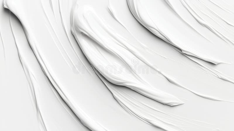 Creamy Textured White Substance Spread Evenly Across a Light Surface ...