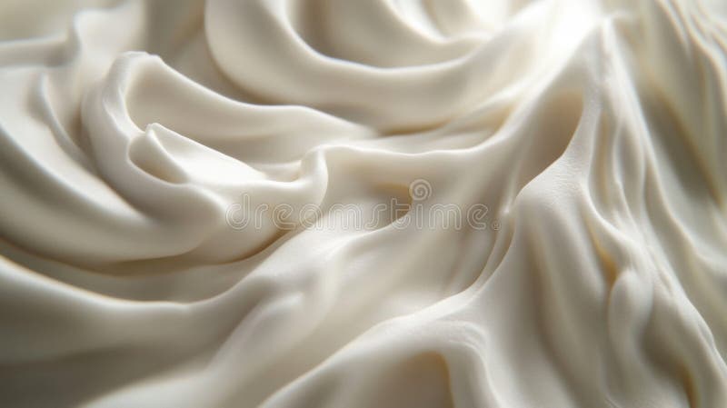 Creamy White Substance Swirling Softly Stock Illustration ...