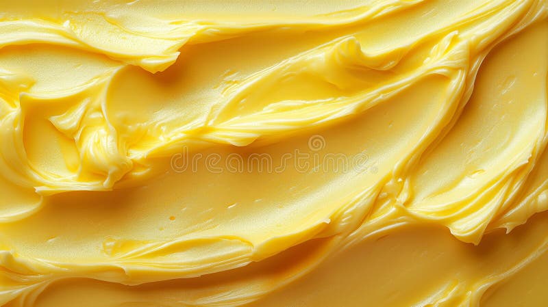Creamy Yellow Butter Spread with Rich and Smooth Texture Stock Photo ...