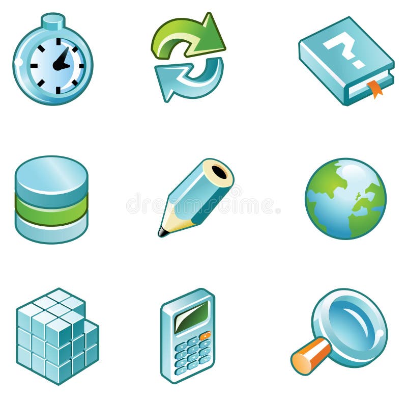 Crear-iconos ilustración del vector. Ilustración de herramientas - 5420888