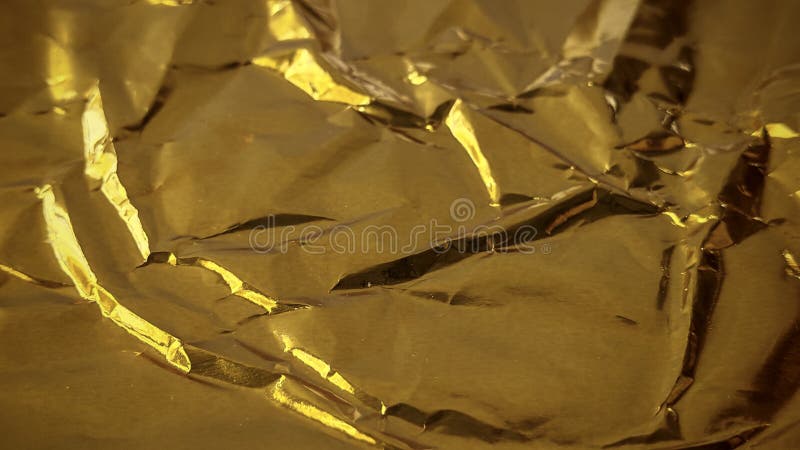 Creased Gold Paper Background and Texture Stock Image - Image of ...