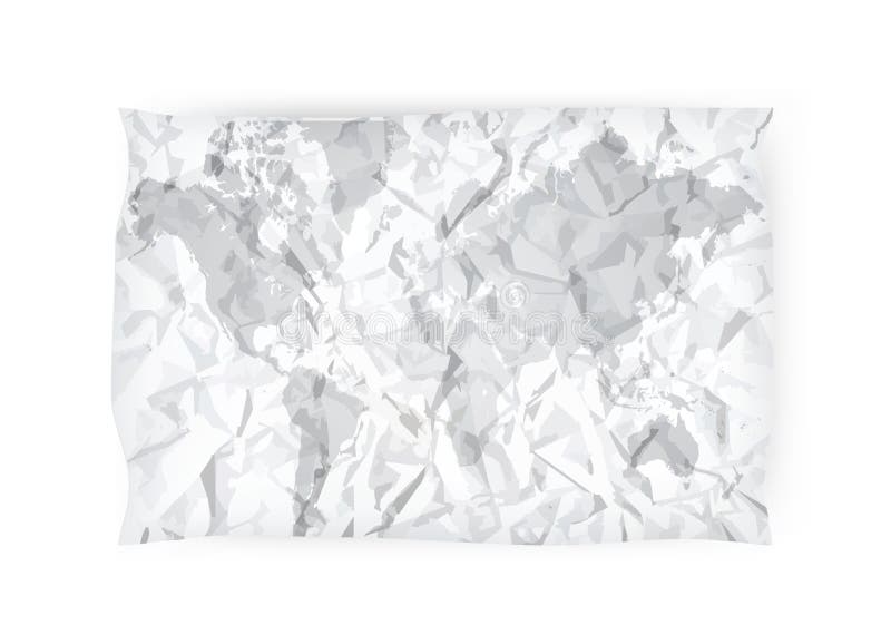 Creased map stock vector. Illustration of paper, rustic - 25734877