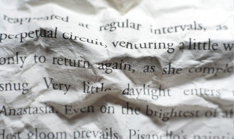 Creased page stock image. Image of book, design, letters - 1823005