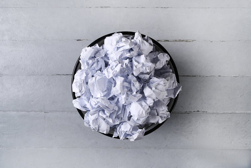 Creased paper stock image. Image of documents, heap, discard - 84648959