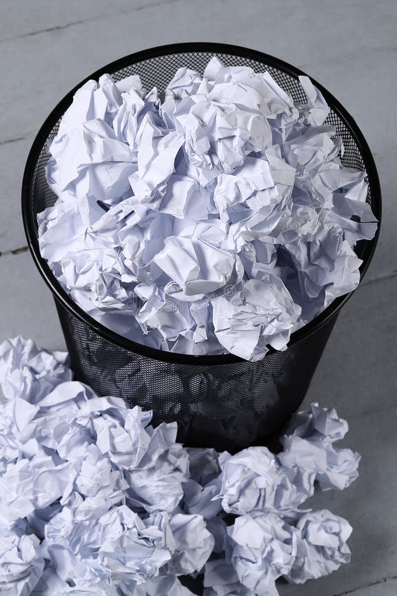 Creased paper stock photo. Image of junk, pressure, documents - 84724976