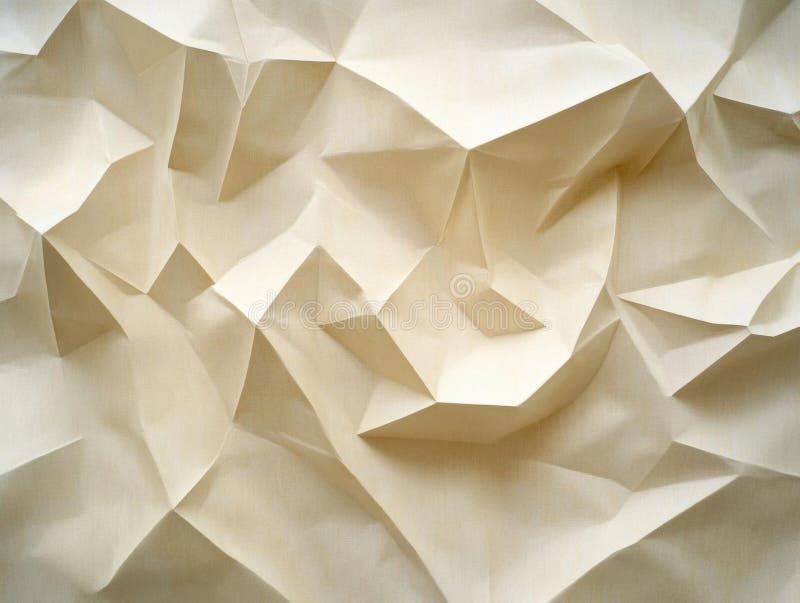 Creased Paper Texture, Abstract Beige Folds and Patterns Stock ...