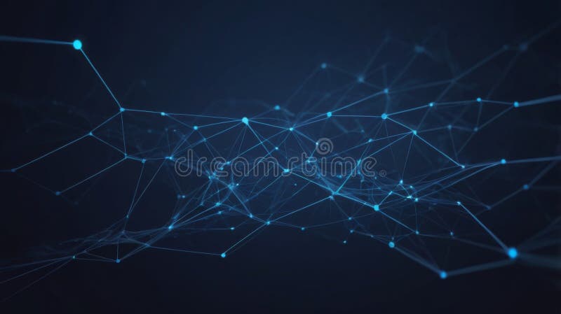 Create an Abstract Background Featuring a Network of Interconnected ...