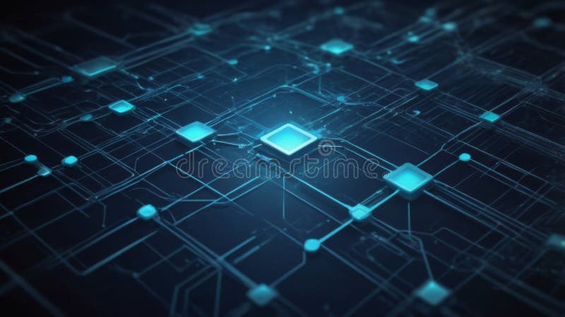 Create an Abstract Background Featuring a Network of Interconnected ...