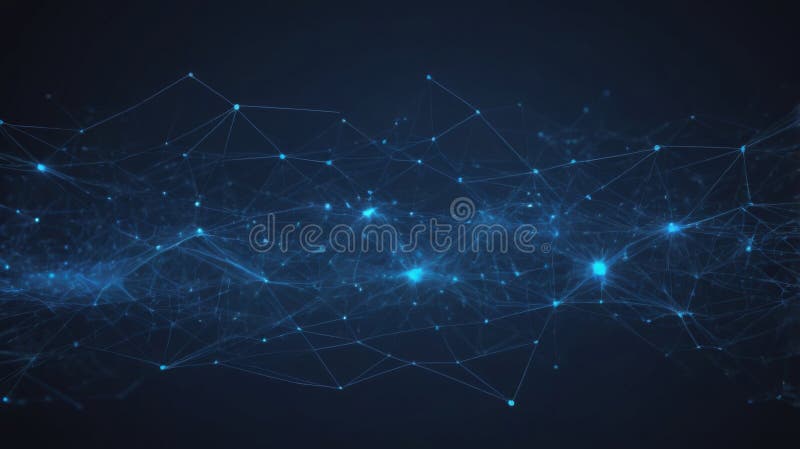Create an Abstract Background Featuring a Network of Interconnected Digital Grids Stock ...