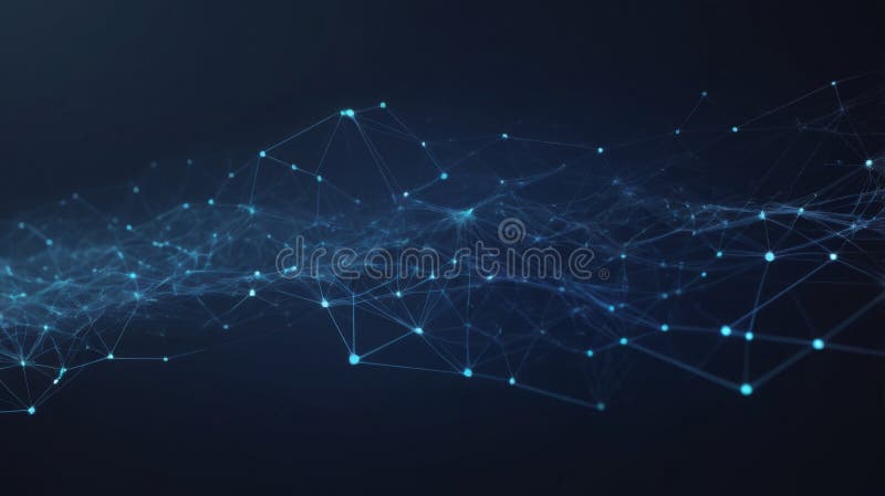 Create an Abstract Background Featuring a Network of Interconnected ...