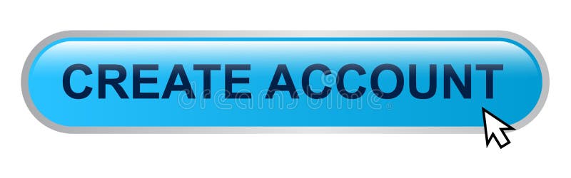 Create account button stock illustration. Illustration of frame - 120481873