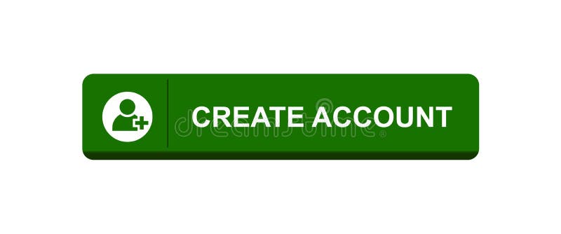 Create account button stock illustration. Illustration of computer ...
