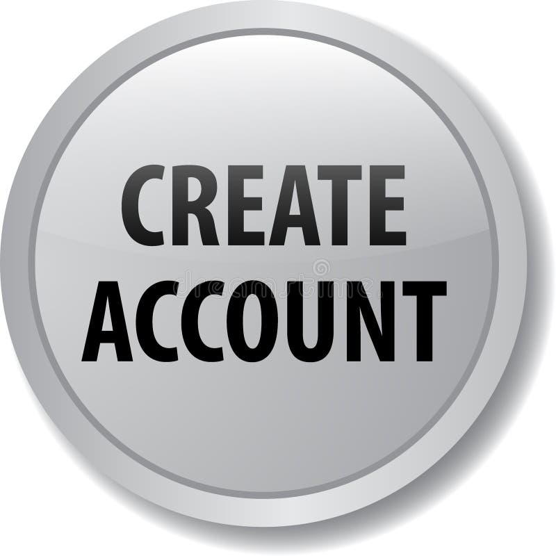 Create account button stock illustration. Illustration of members ... Create account button stock illustration. Illustration of members ...