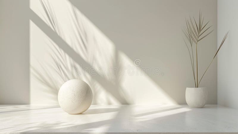 Minimalist White Background for Sleek Product Presentations. Stock ... Minimalist White Background for Sleek Product Presentations. Stock ...
