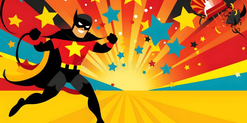 Create a Banner for a Birthday Party with a Superhero the Three ...