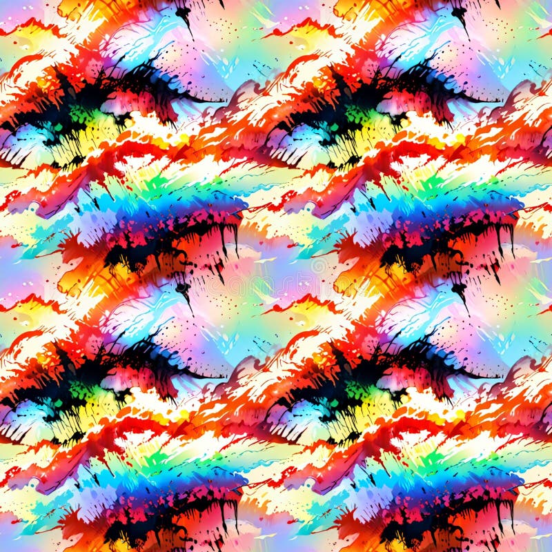Create Beautiful Works of Art with Seamless Tie-dye, Bartik Patterns ...