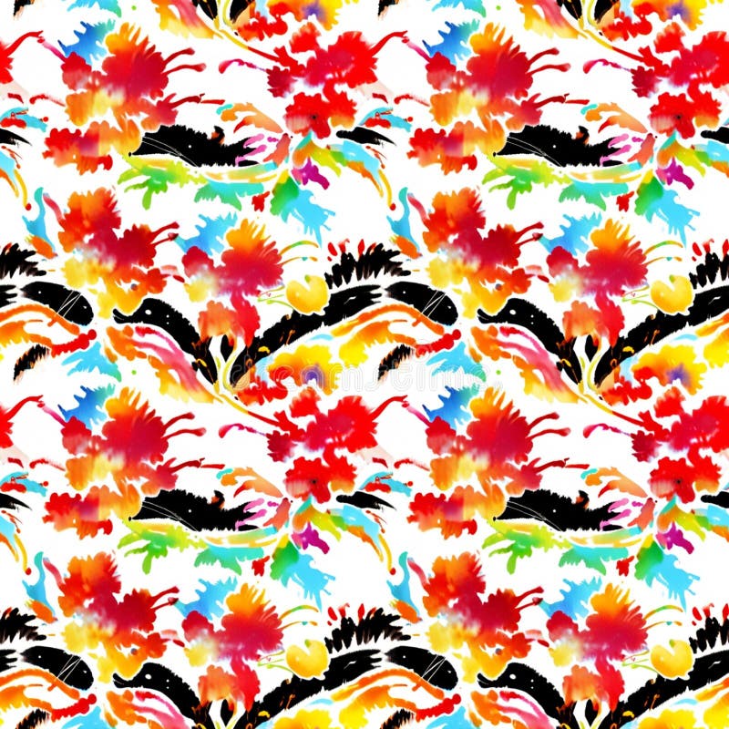 Create Beautiful Works of Art with Seamless Tie-dye, Bartik Patterns ...