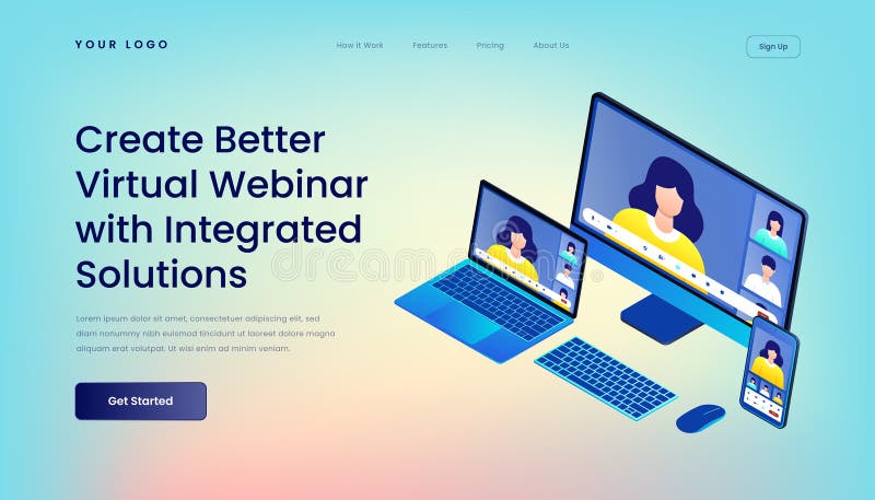 Create Better Virtual Webinar with Integrated Solutions Landing Page ...