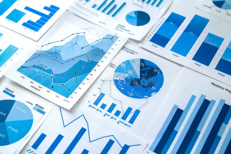 Create Blue Visual Representations for Business Analysis, Presentations ...