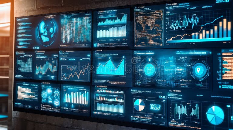 Create Blue Visual Representations for Business Analysis, Presentations ...