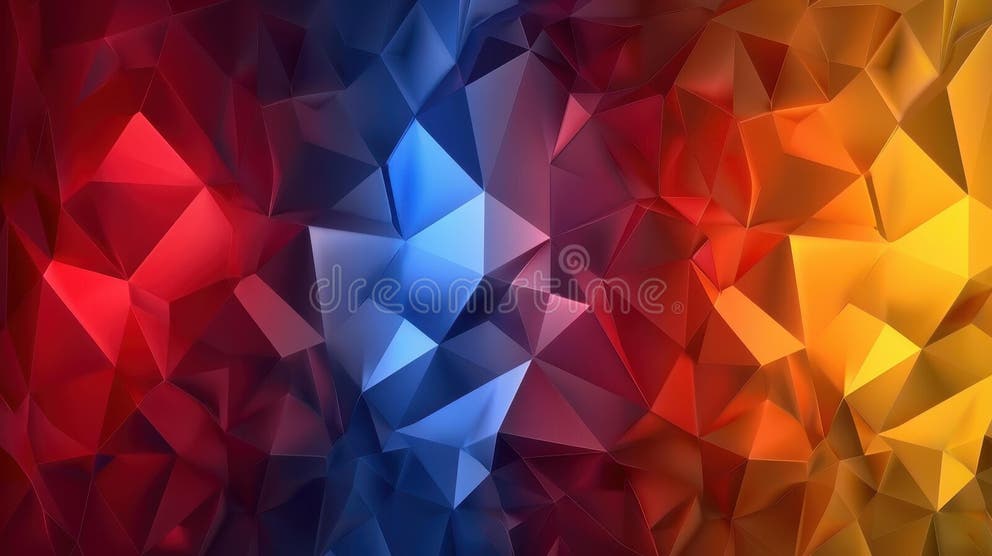 Create a Bold Triangle Pattern Featuring Three Vibrant Hues, Perfect ...