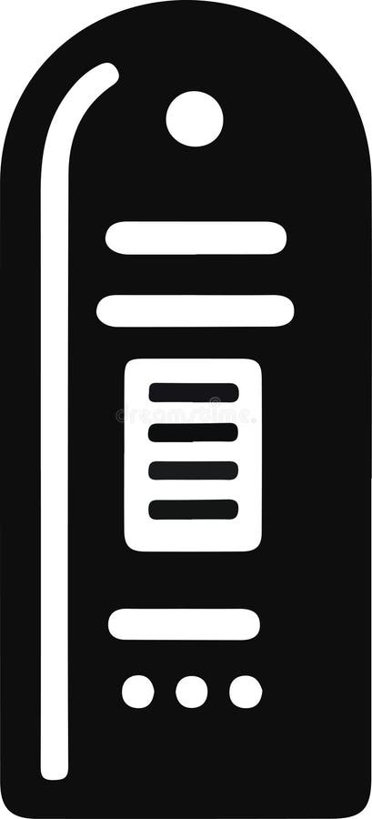 Create a Bookmark Icon Silhouettes Vector with White Background Stock ...