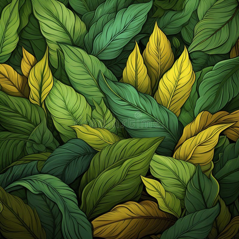 Create a Calming Ambiance with a Backdrop of Verdant Green Leaves ...