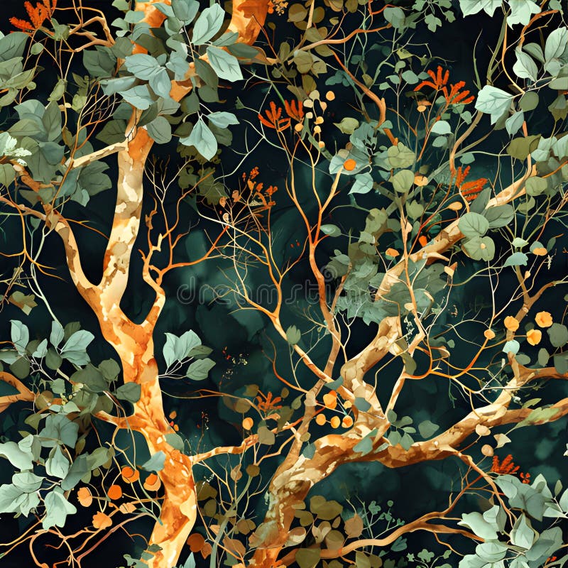 Organic Pattern Inspired by the Intricate Patterns Formed by the ...