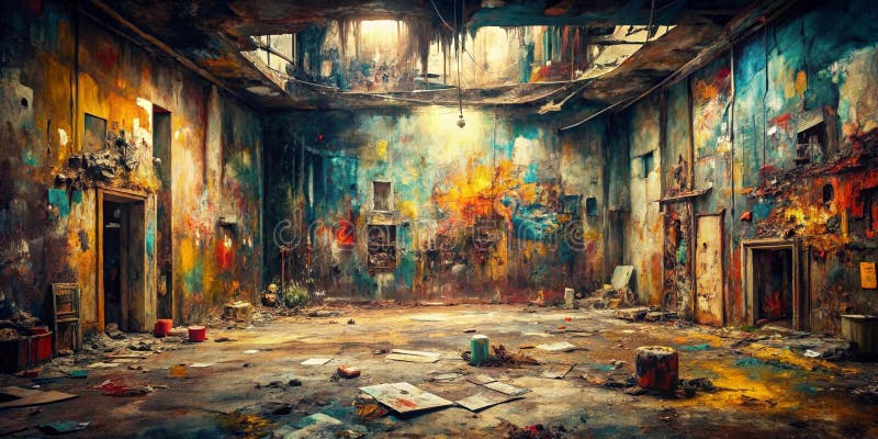 Create a Chaotic and Distressed Abstract Background Inspired by ...