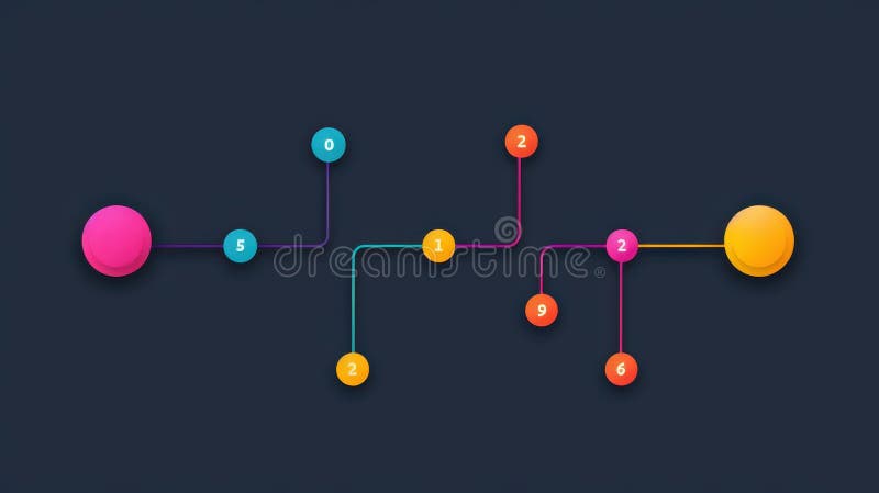 Create a Clear Workflow with this Horizontal Timeline Infographic ...