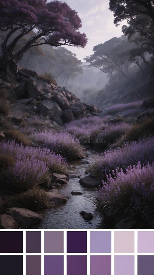 Create a Cohesive Color Palette Featuring Various Shad Ai Generated ...