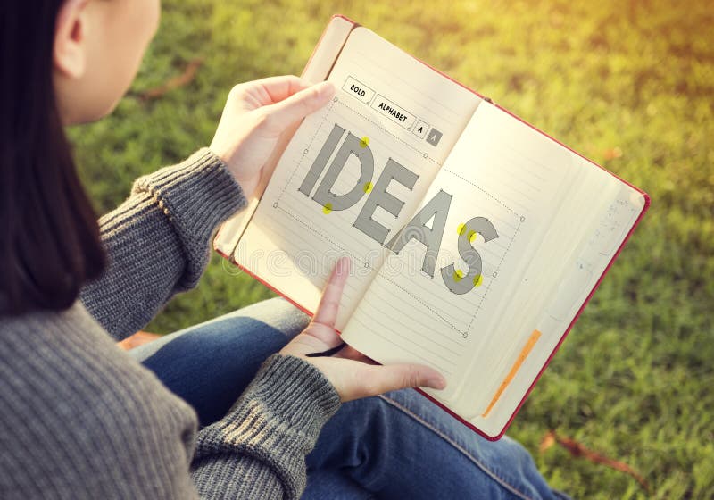 Create Creative Ideas Thinking Thoughts Concept Stock Image - Image of ...