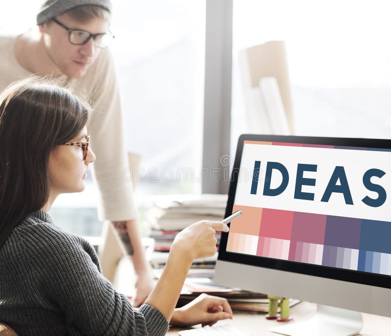 Create Creativity Ideas Design Concept Stock Image - Image of palette ...