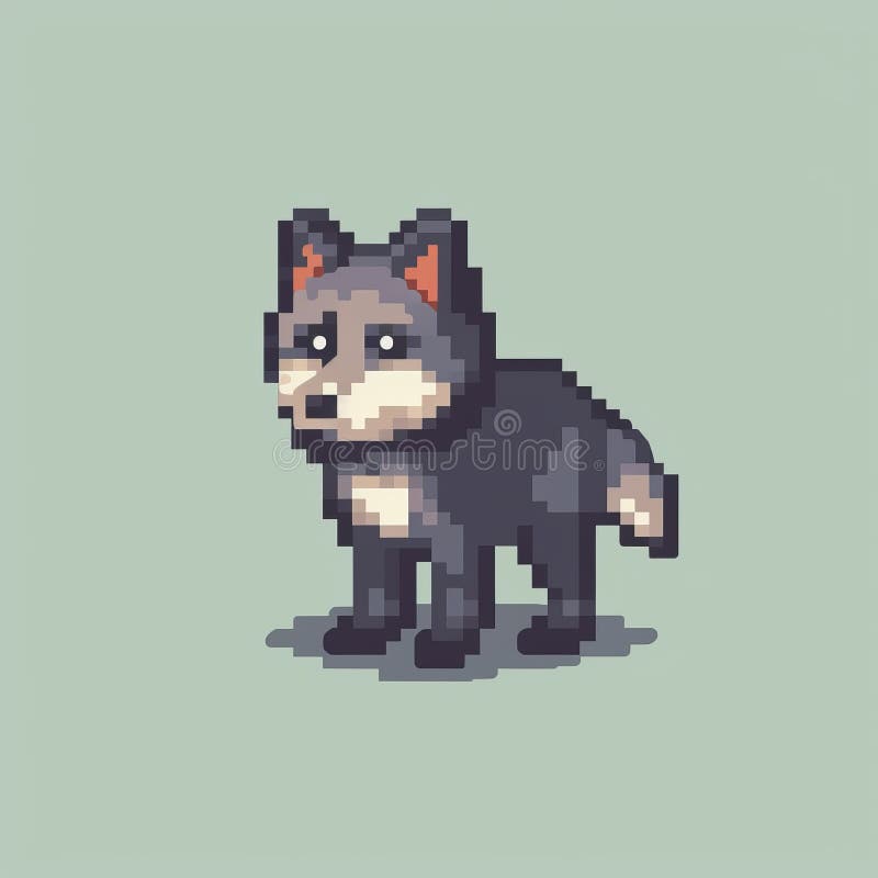 Pixelated Wolf Stock Illustrations – 37 Pixelated Wolf Stock Illustrations, Vectors & Clipart ...