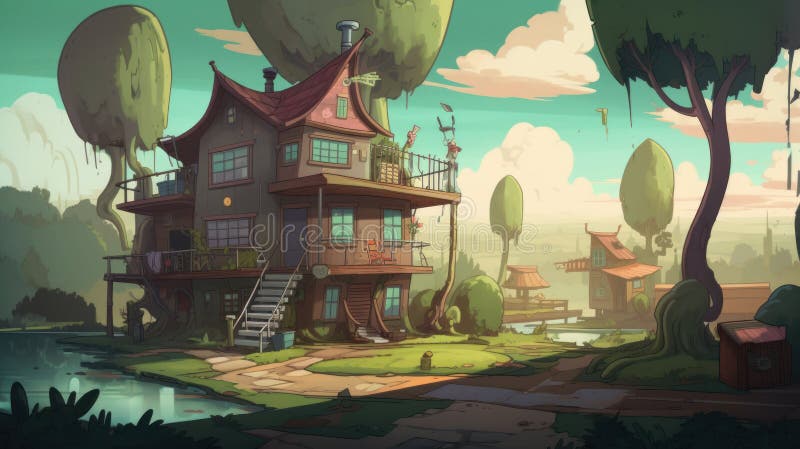 Create 2d Animation Background Inspired by Nick Bear Stock Illustration ...