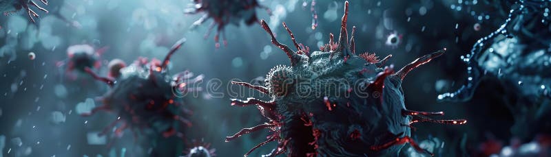 Create a 3D CG Visualization of a Pathogen in a Way that it Appears ...