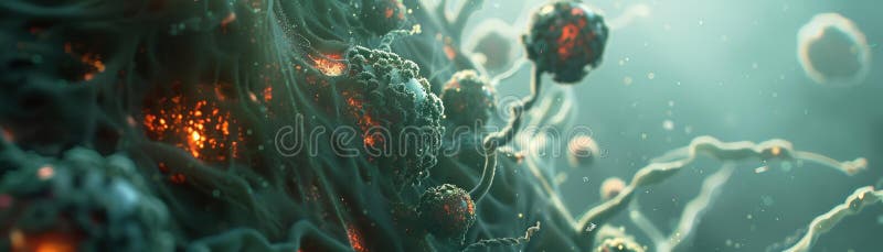 Create a 3D CG Visualization of a Pathogen in a Way that it Appears ...